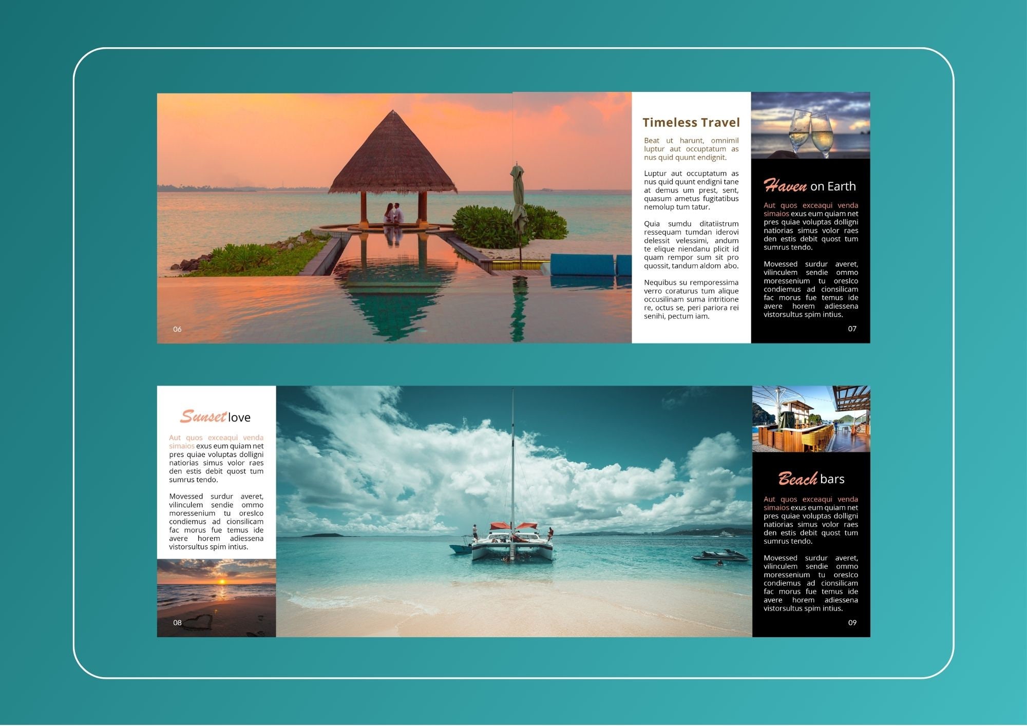 A5 BROCHURE TEMPLATE | Travel Agency Catalog | Editable | Adobe ...