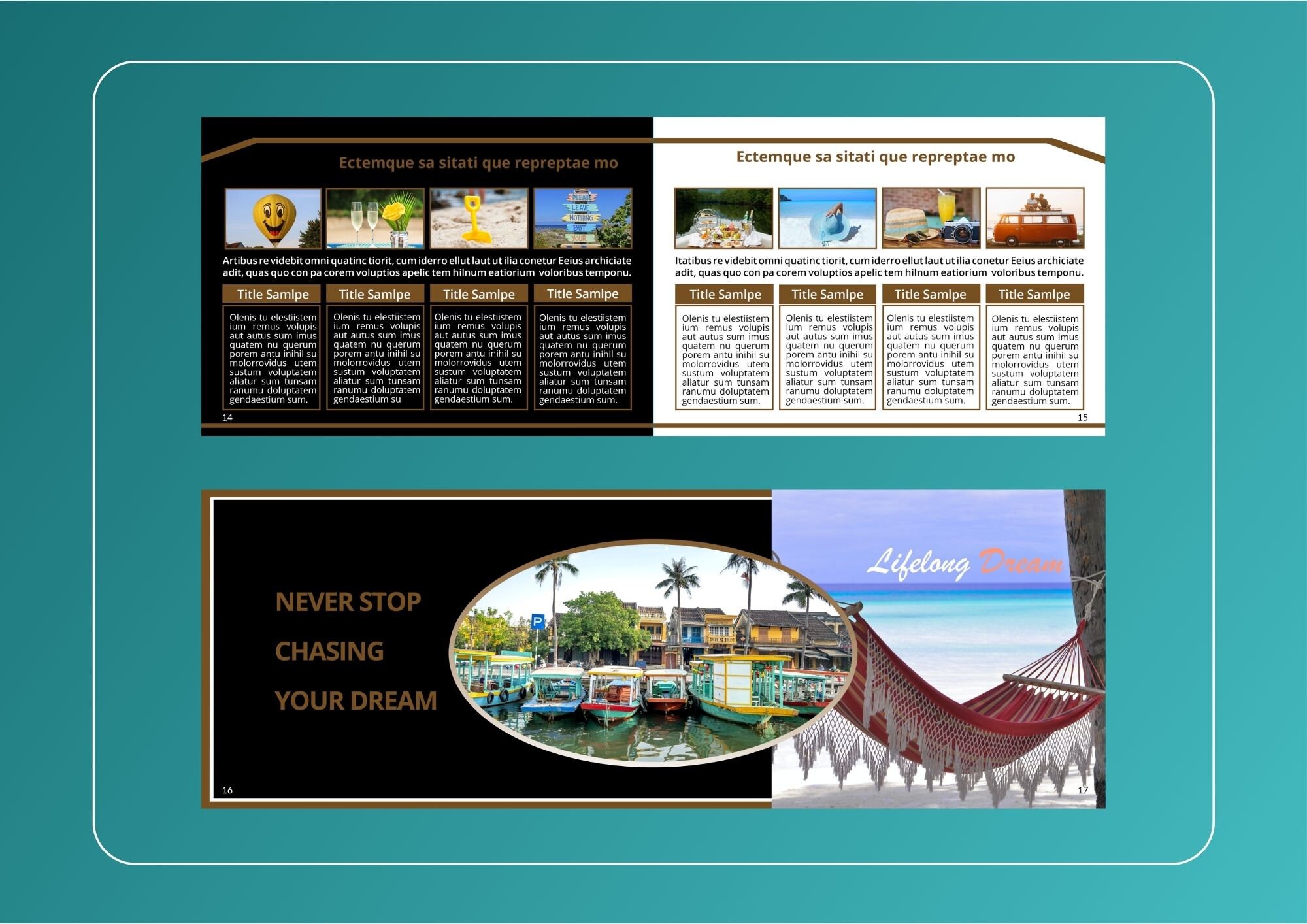 A5 BROCHURE TEMPLATE | Travel Agency Catalog | Editable | Adobe ...