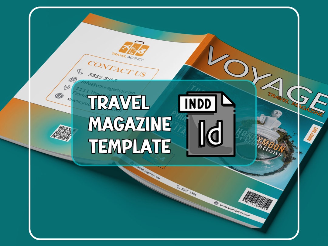 STUNNING TRAVEL MAGAZINE Template | Fully Customizable in Indesign ...