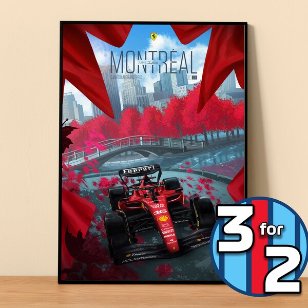 Formula 1 2023 Montreal Poster - Etsy