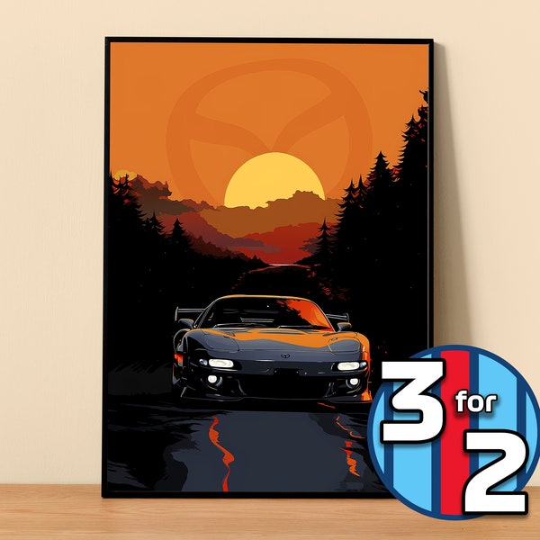 Mazda Fd Poster - Etsy