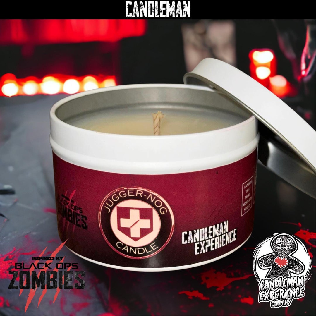 Juggernog Candle Inspired by Black Ops Zombies Bold Vanilla Black ...