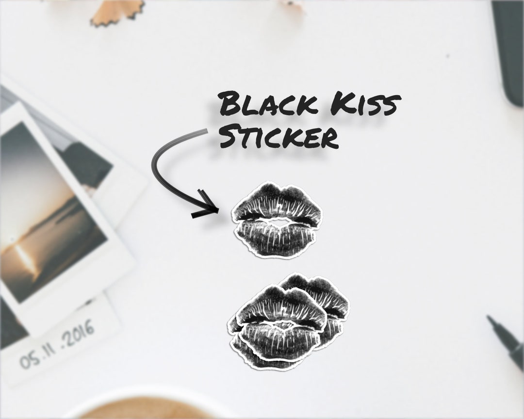 Kiss Sticker Lipstick Kiss Sticker Duck Lips Kiss Sticker Seal It With ...