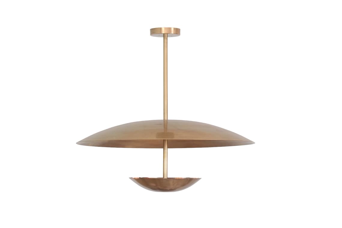 3 Light Elegant Indirect Ceiling Flushmount Light Pendant Mid Century ...
