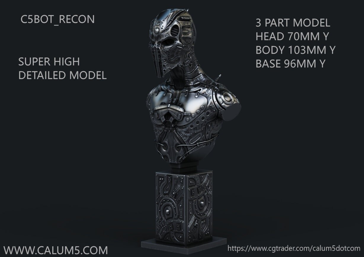 C5x_recon Figure Stl File for 3d Printing - Etsy