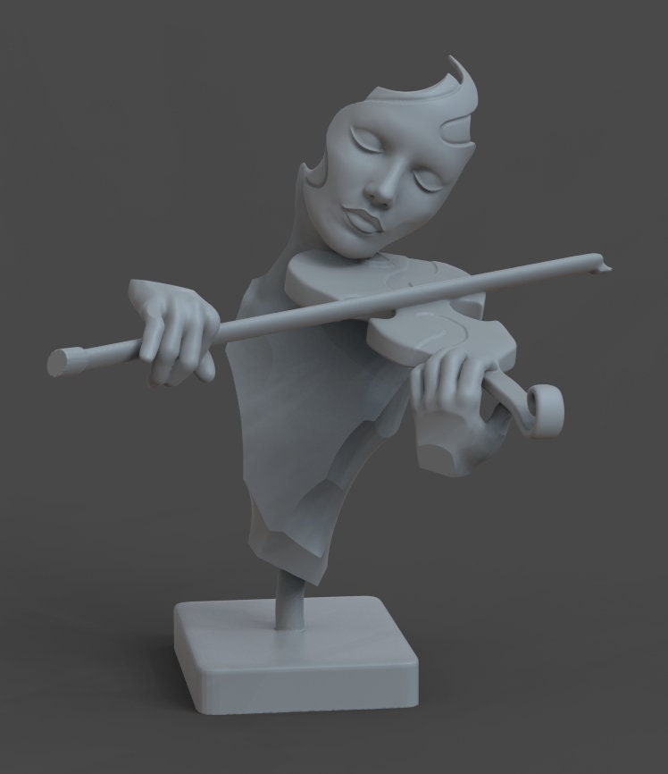 The Violinist Stl File for 3d Printing - Etsy