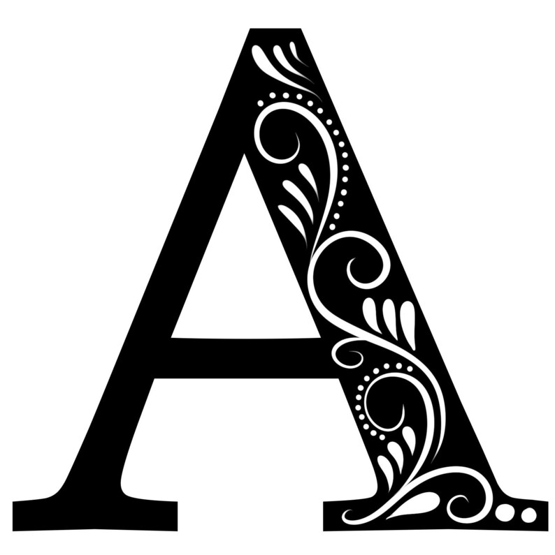 Fancy Block Alphabet SVG PNG Digital Download - Etsy