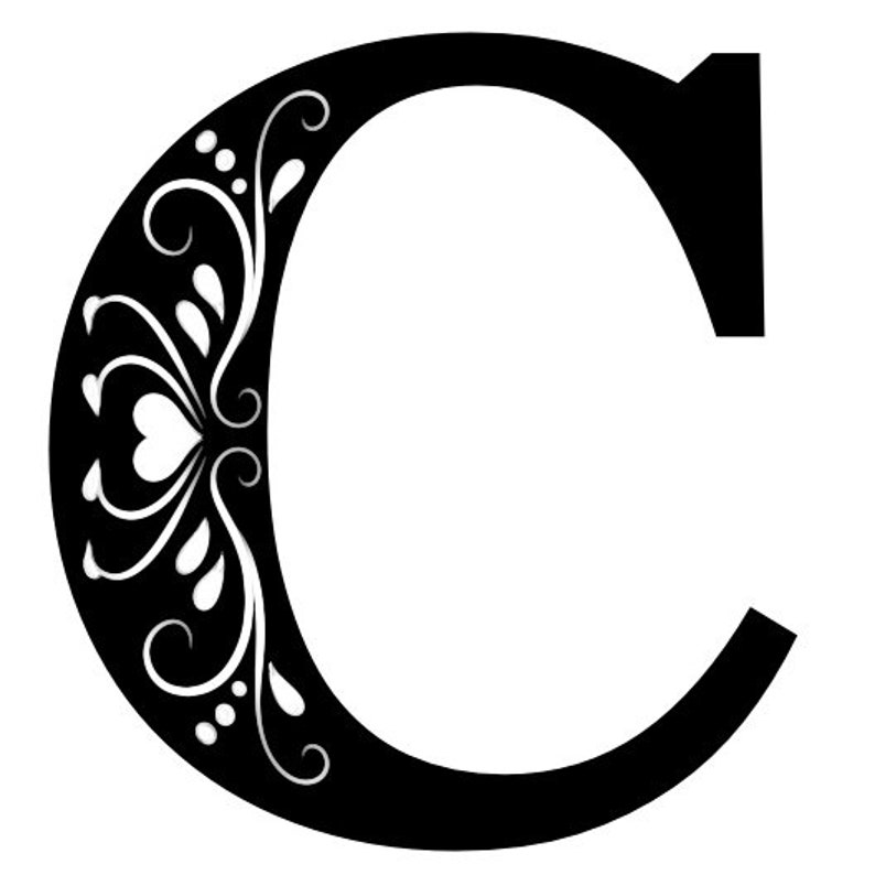 Fancy Block Alphabet SVG PNG Digital Download - Etsy