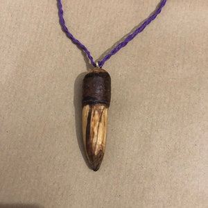 Welsh Hazel Wood Pendulum Pendant - Etsy