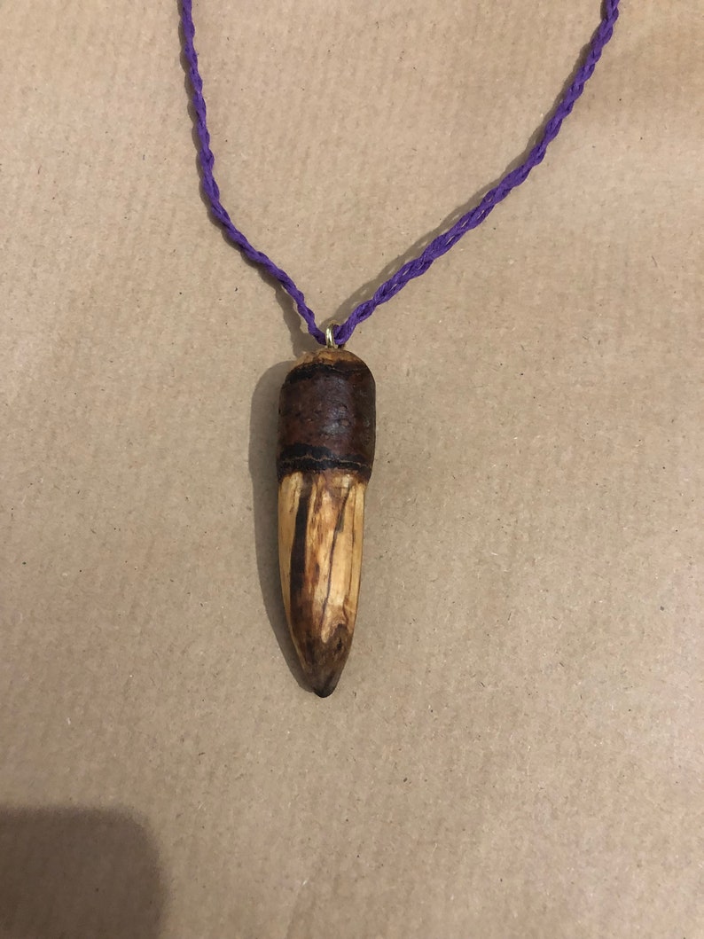 Welsh Hazel Wood Pendulum Pendant - Etsy