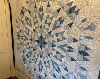 Blue Star Quilt Kit - Etsy