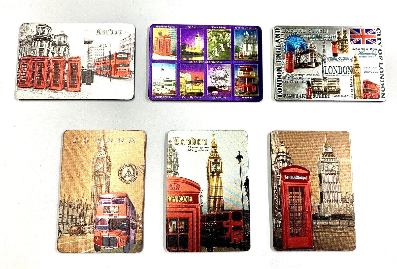 6 Pcs Fridge Magnets I Love London England Souvenirs Magnet England ...