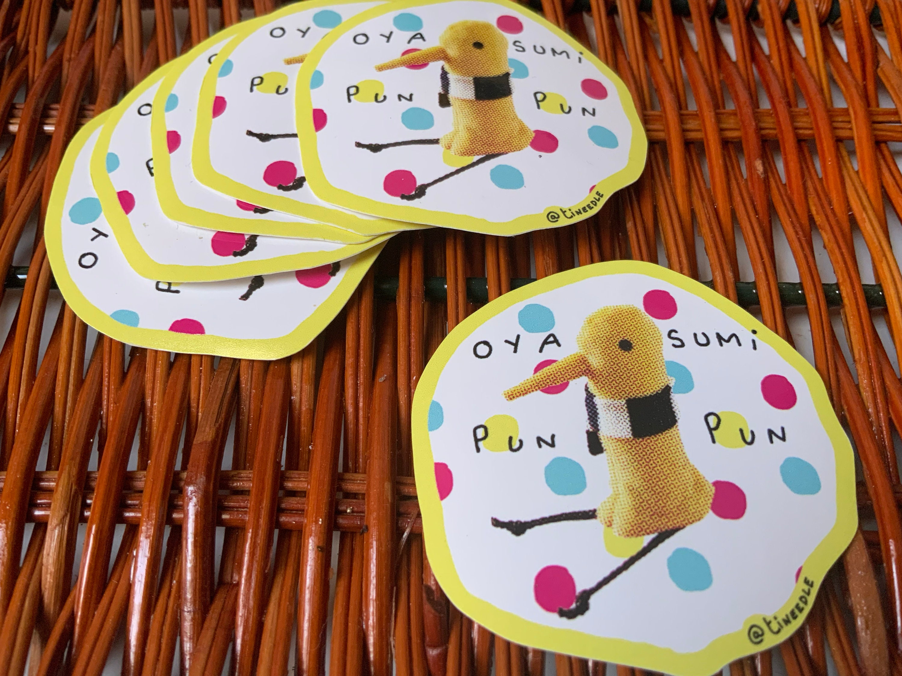 OYASUMI PUNPUN Sticker Peluche - Etsy