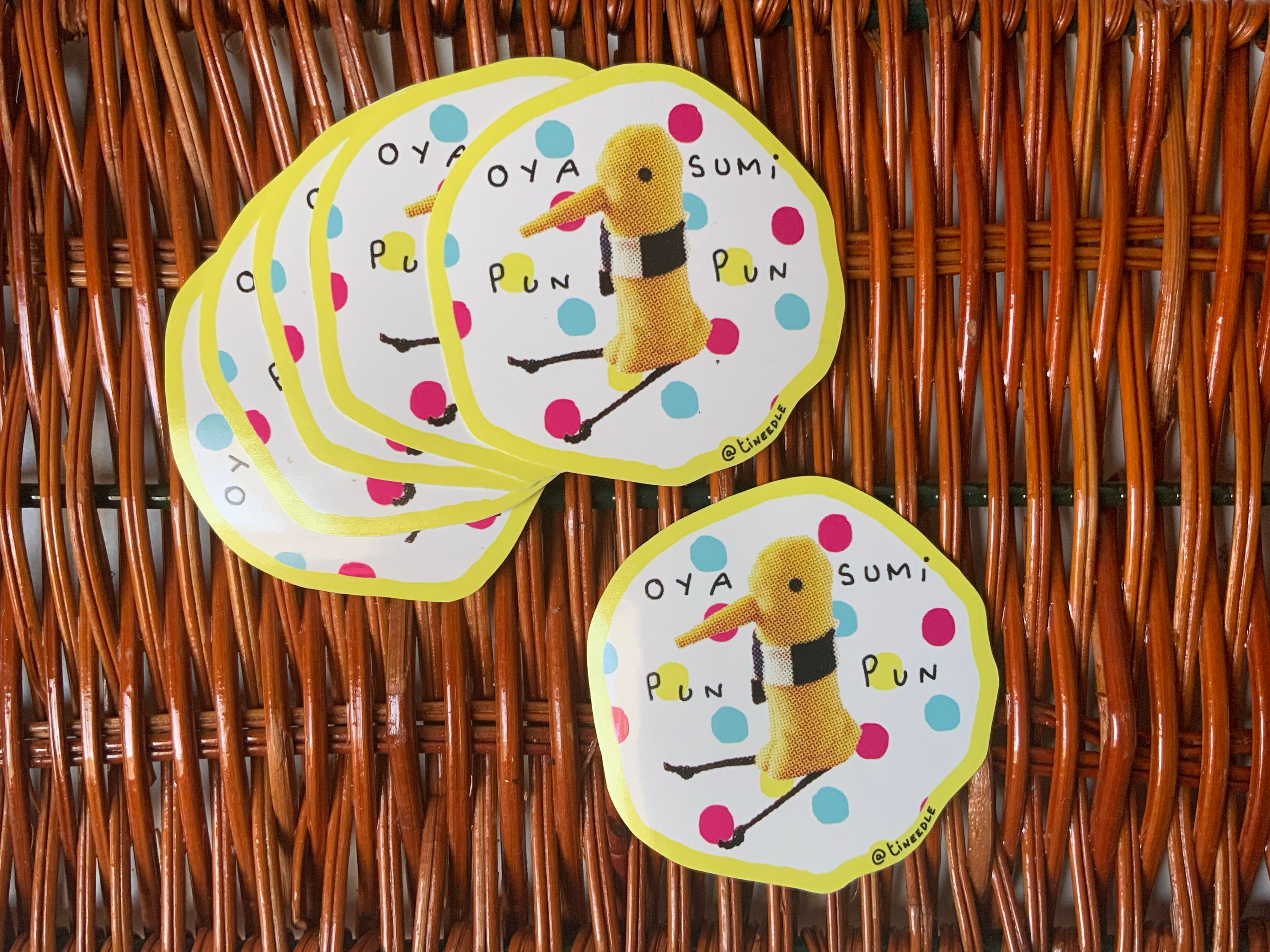 OYASUMI PUNPUN Sticker Peluche - Etsy