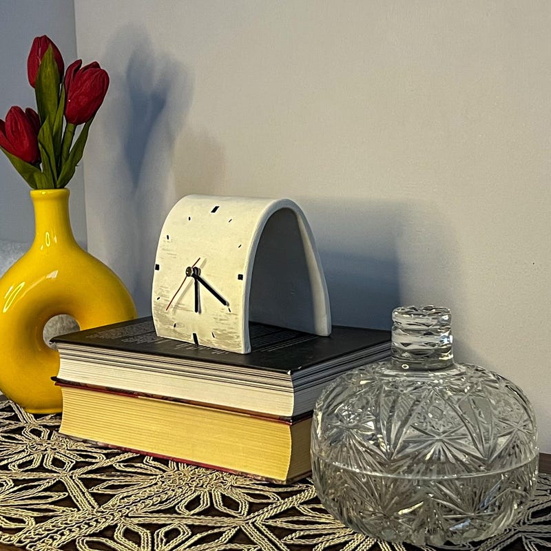 Ceramic Clock - Etsy