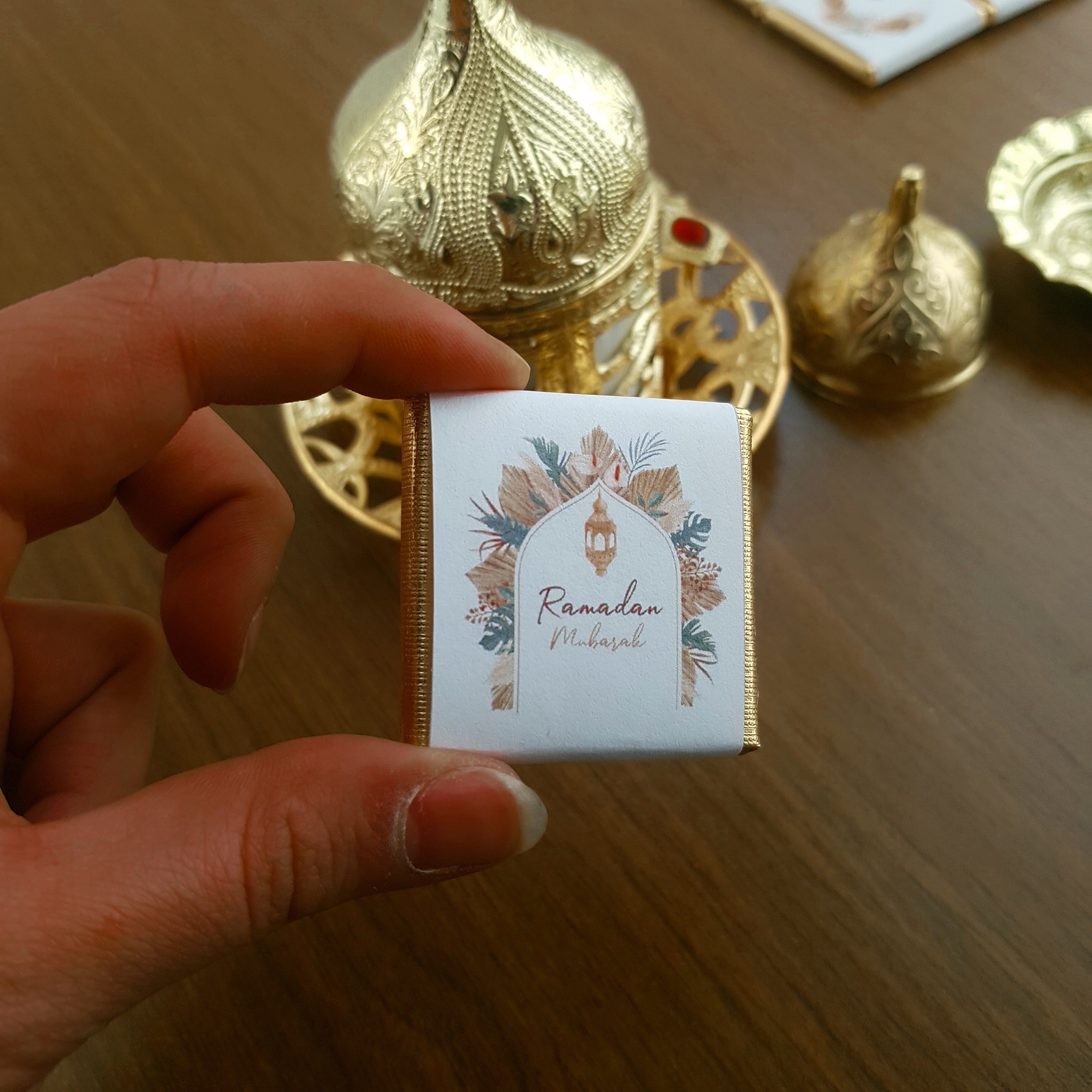 18piece Ramadan Chocolate Favors, Personalized Candy, Ramadan Chocolate ...