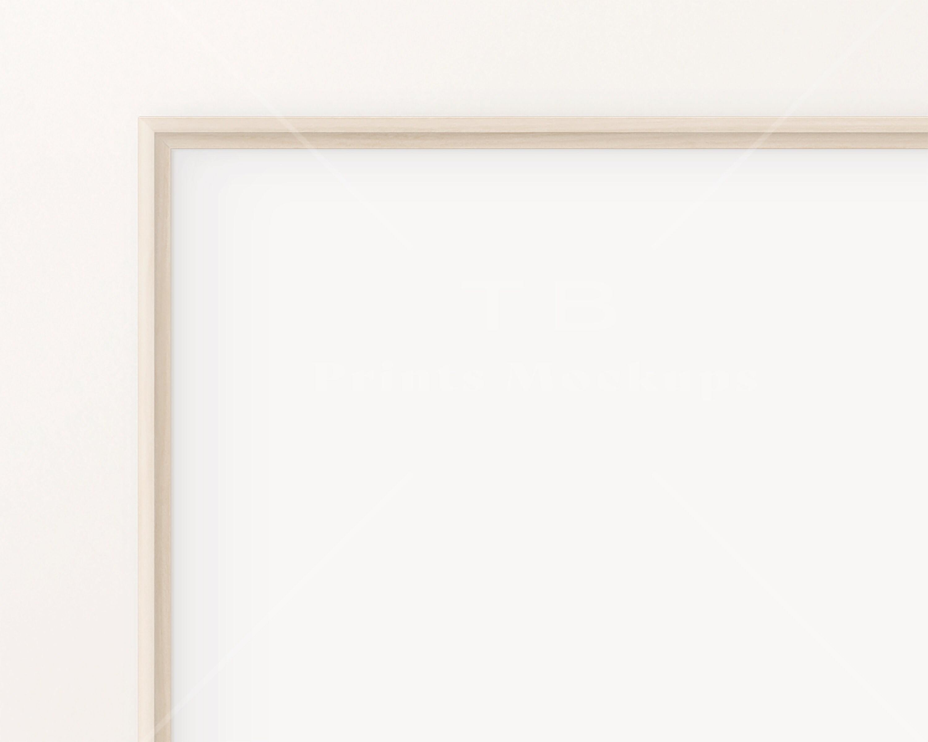 A4 / 5x7 Thin Wood Frame Mockup, Set of 2 Minimalist Frame Mockup, Wood ...