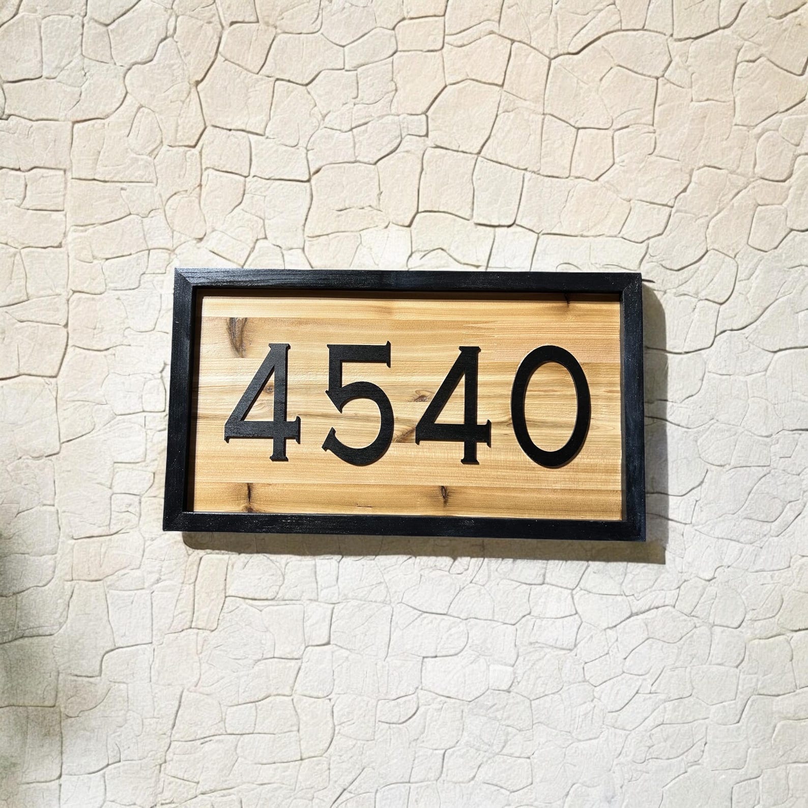 Wooden House Numbers - Etsy