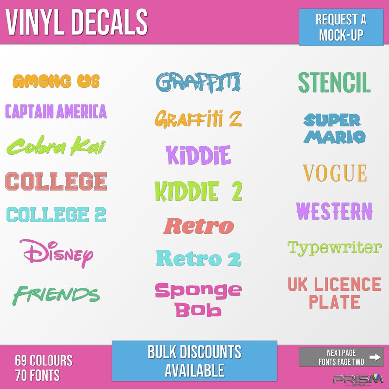 Vinyl Name Decals / Name Decals / Custom Name Decals / Custom - Etsy