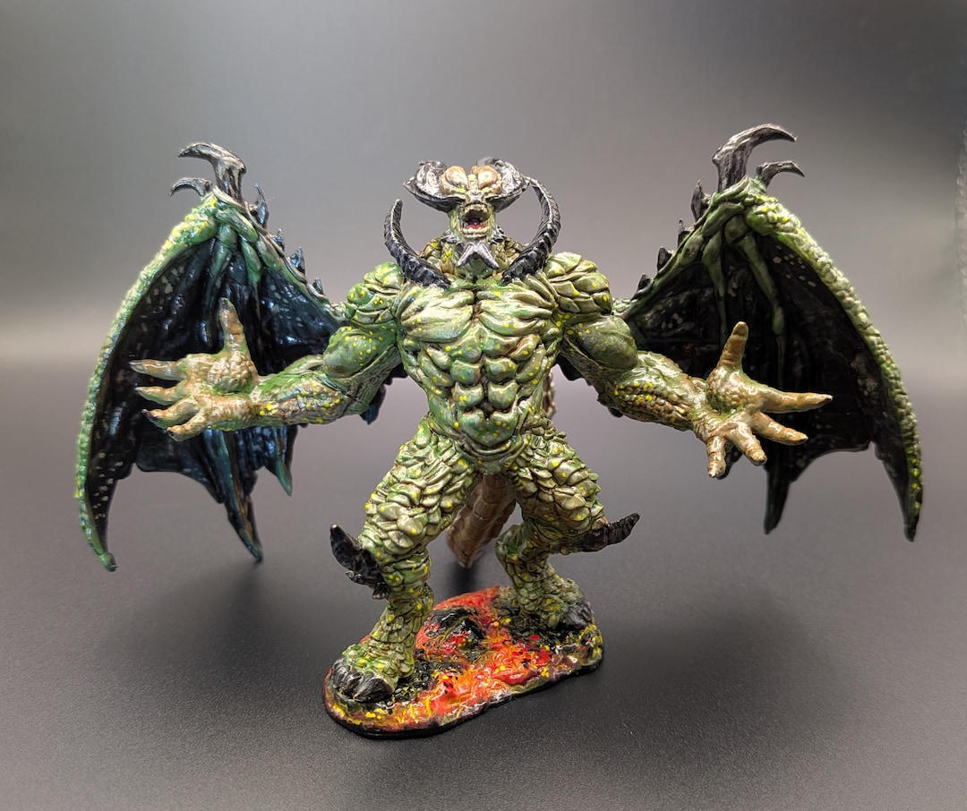 Pit Devil/handpainted Dnd Miniature/boss Demon Monster - Etsy