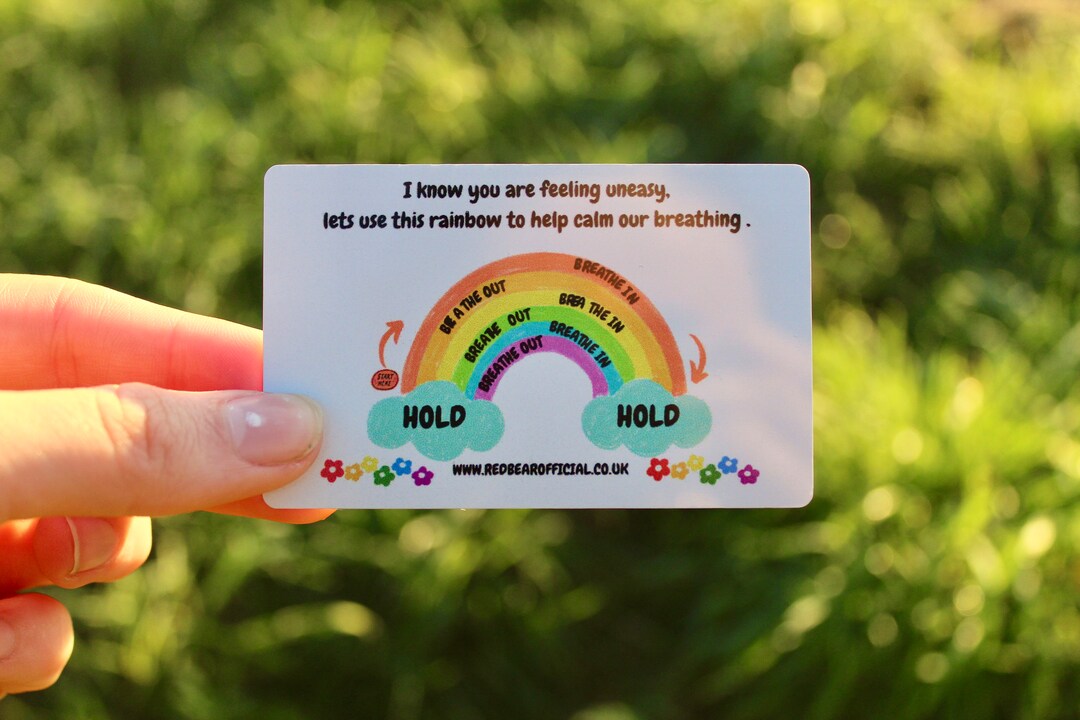 Mindful Breathing Activity Rainbow Breathing Calming Metal ...