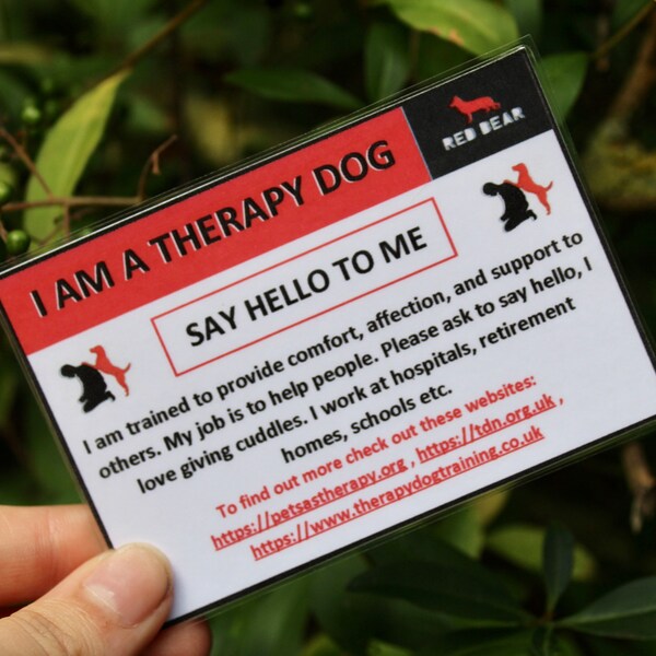 Therapy Dog - Etsy