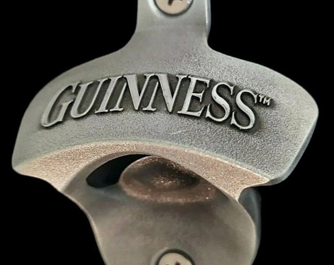 Guinness 3D Antique Silver Wall Mounted Beer Bar Bottle Opener - Etsy