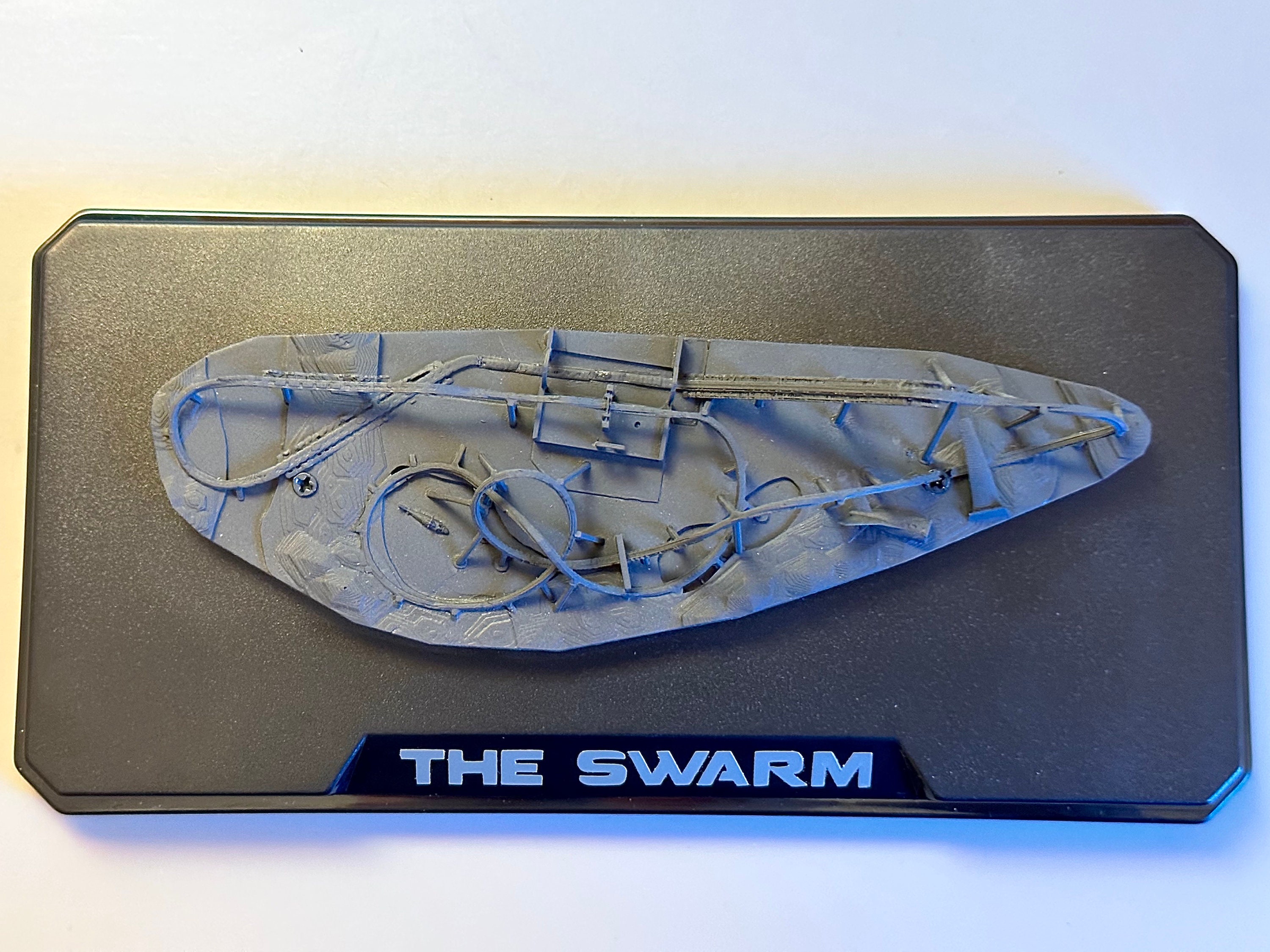 THE SWARM Mini Roller Coaster Model Diorama With Display Case Thorpe Park - Etsy