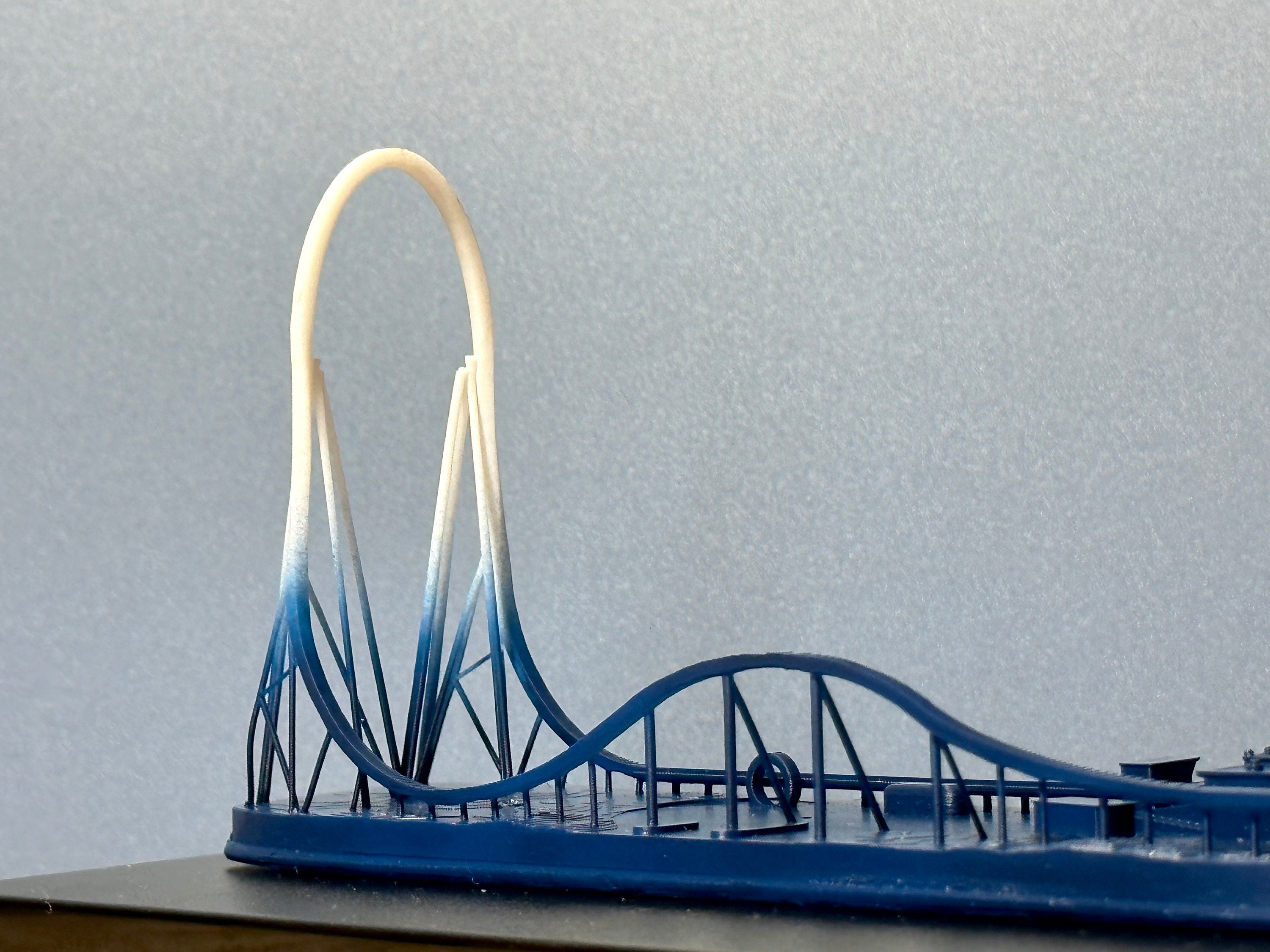STEALTH Mini Roller Coaster Model With Display Case Thorpe Park - Etsy