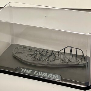 THE SWARM Mini Roller Coaster Model Diorama With Display Case Thorpe ...