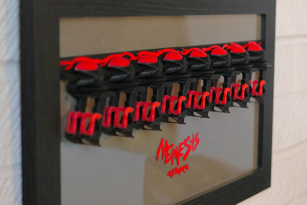 3D Nemesis Train Frame Artwork Alton Towers made-to-order - Etsy