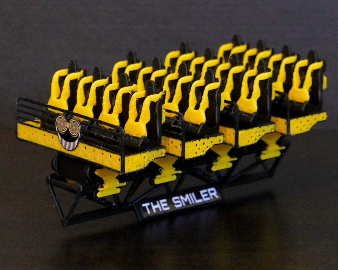THE SMILER Scale Model Roller Coaster made-to-order Alton Towers - Etsy