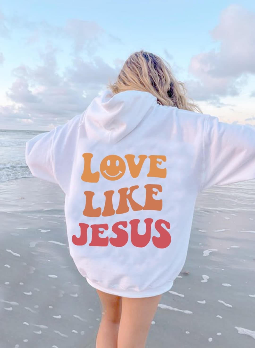 Preppy Jesus Hoodie, Oversized Jesus Hoodie, Aesthetic Hoodie ...