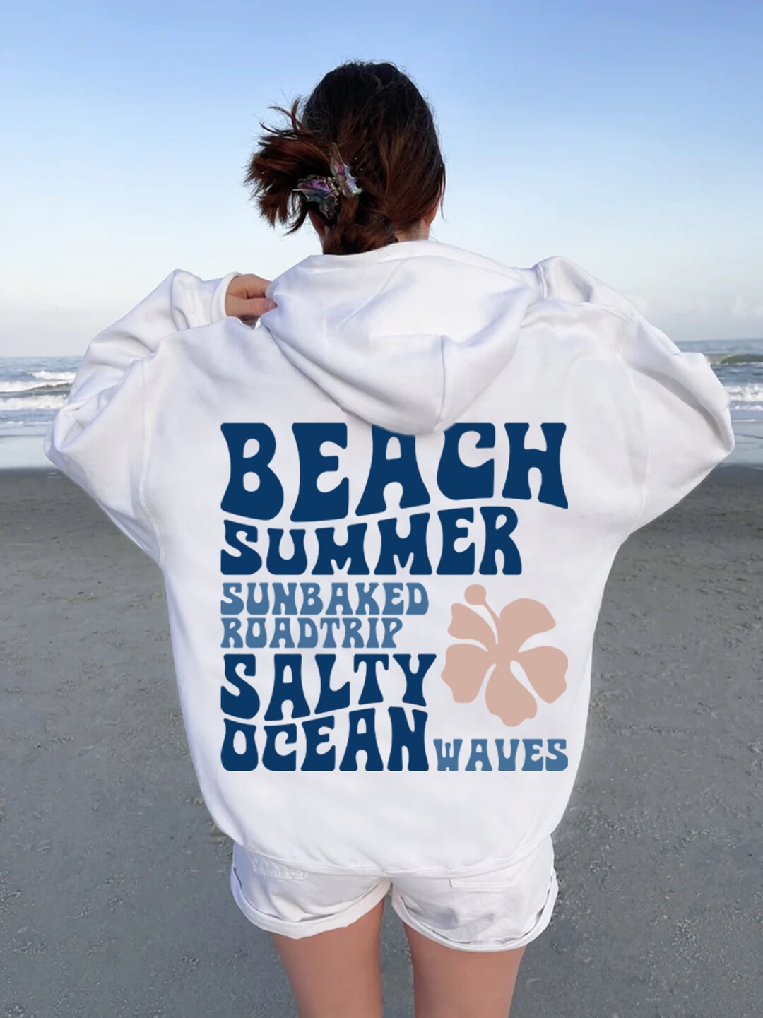 Beach Summer Hoodie, Ocean Hoodie, Coast Hoodie, Aesthetic Hoodie, VSCO ...