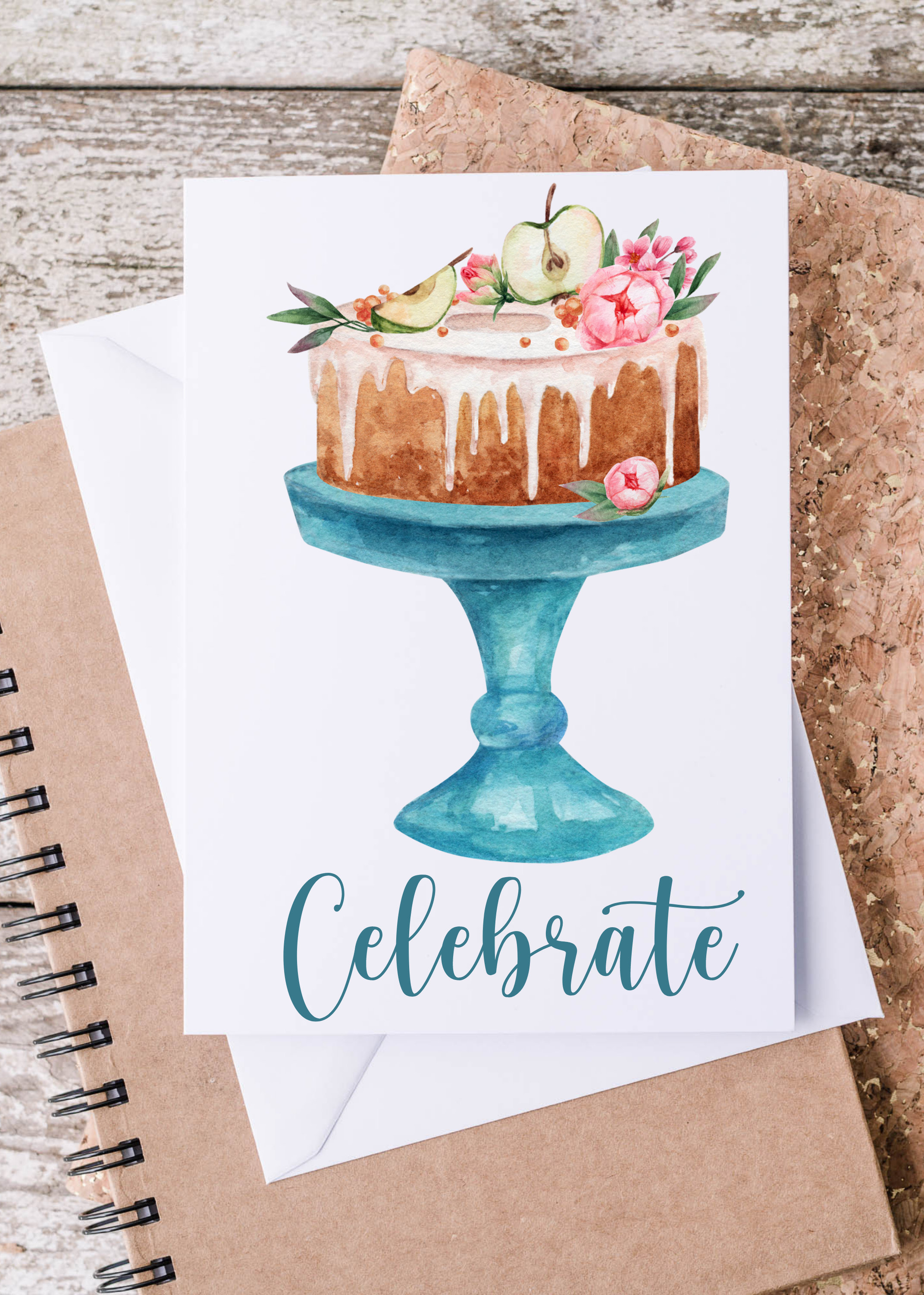 Blank Birthday Cake Template