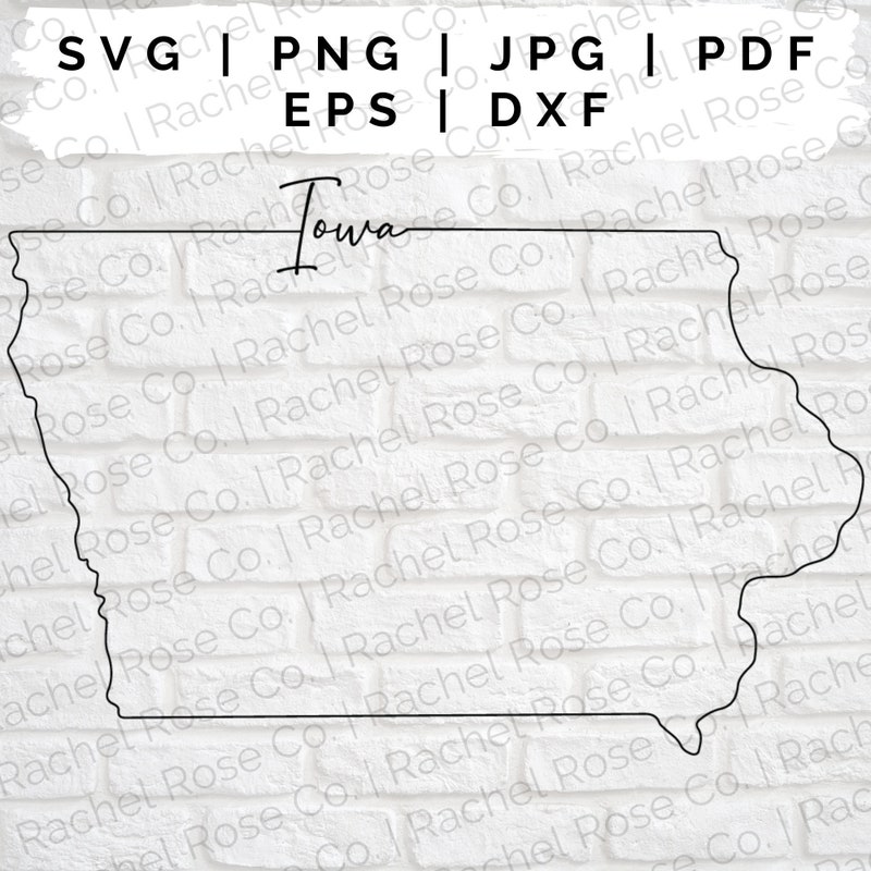 Iowa Svg - Etsy