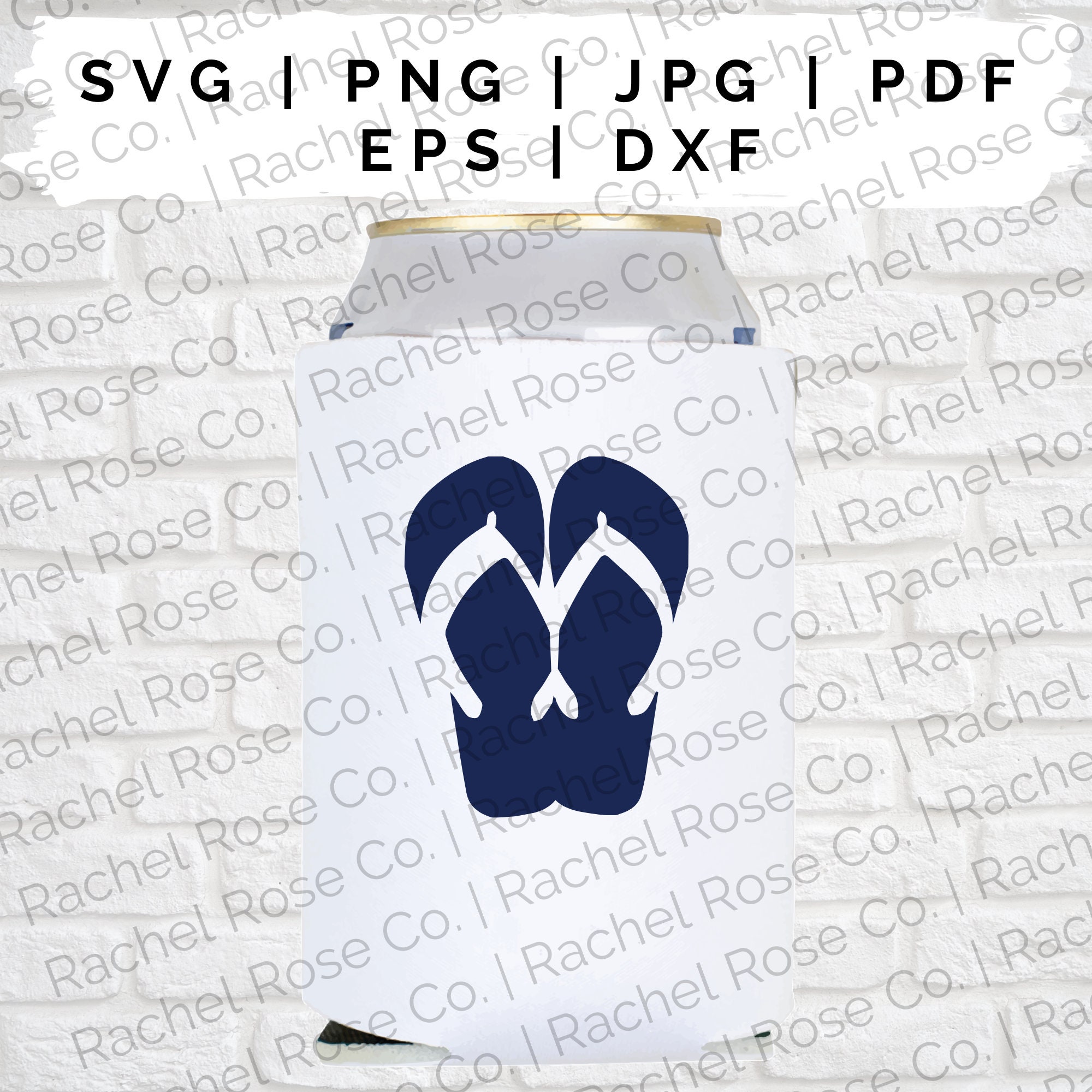 Flip Flop SVG Cut File. Summer SVG Cut Files - Etsy