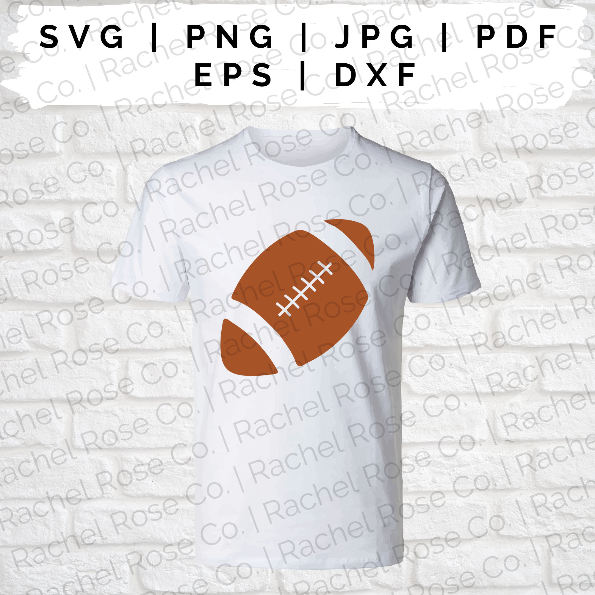 Football SVG Cut File, Football Outline - Etsy