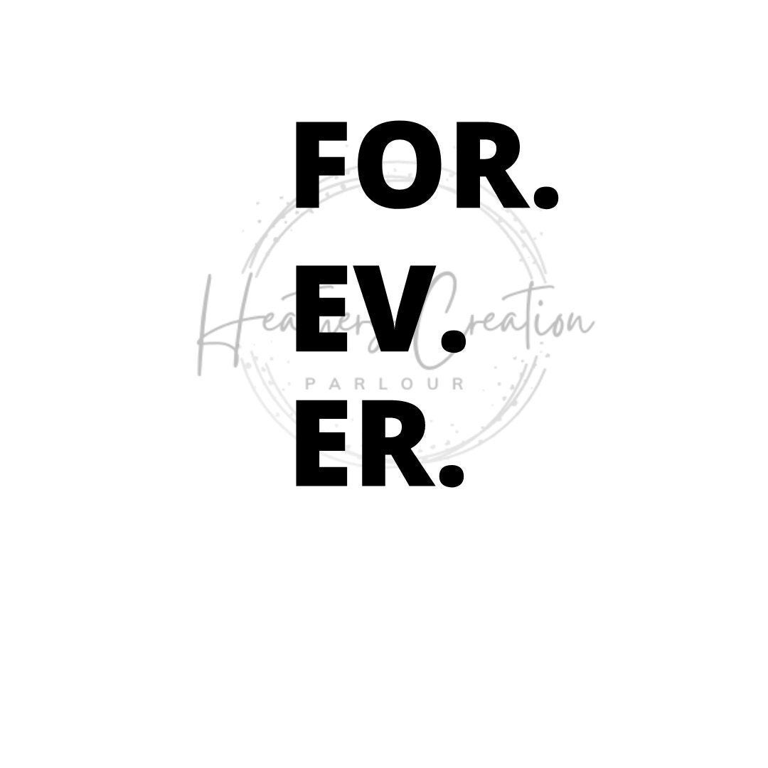 Forever SVG for Cricut / Silhouette, Digital Design - Etsy