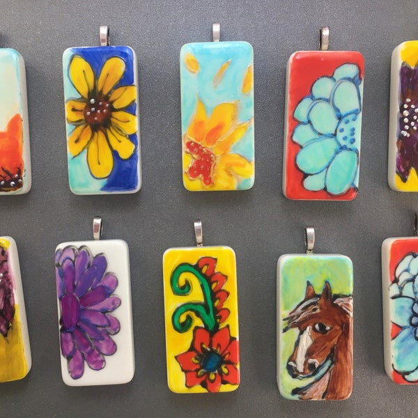 Domino Pendant - Etsy