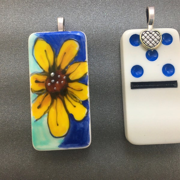 Domino Pendant - Etsy