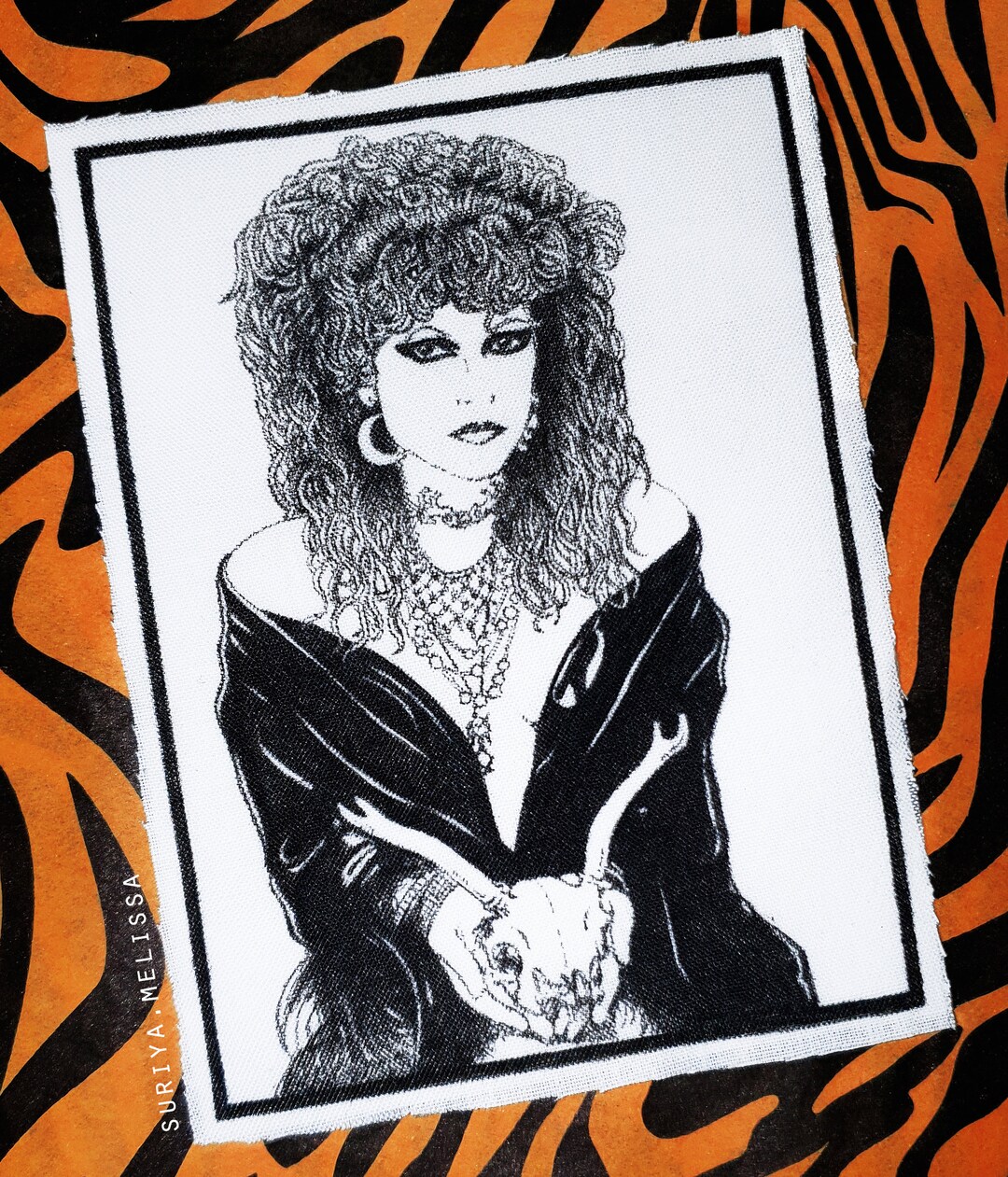 The Cramps Poison Ivy Psychobilly Goth DIY Fabric Patch - Etsy