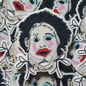 Texas Chainsaw Massacre Leatherface Pretty Lady Transparent Sticker - Etsy