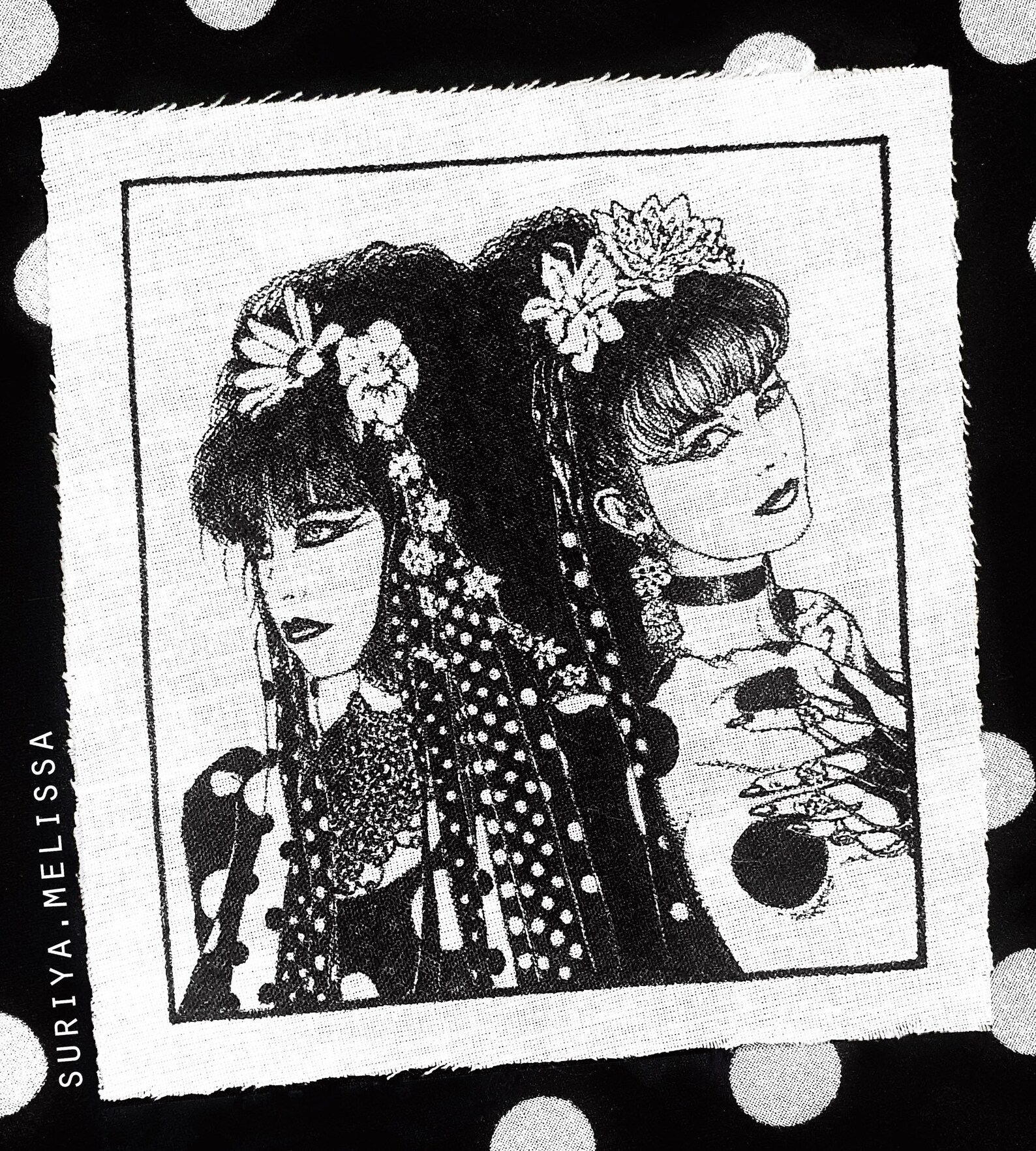 Strawberry Switchblade Goth DIY Fabric Patch - Etsy