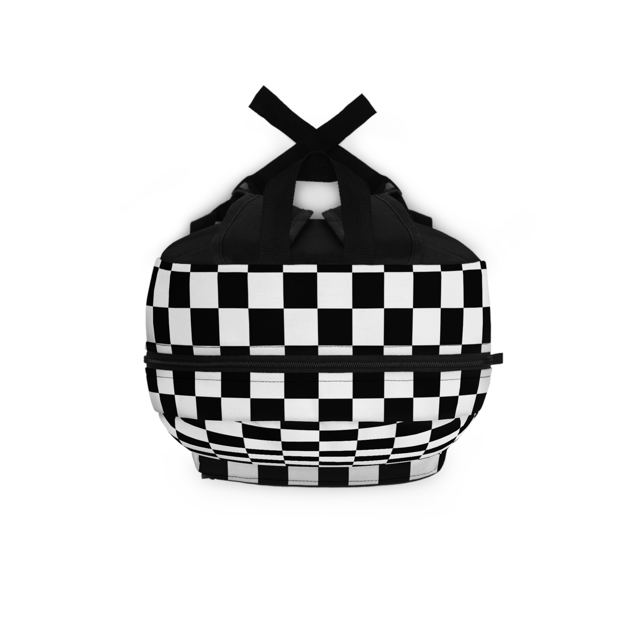 Checkered Backpack. Backpack With Inside Pocket. 90s Backpack. Checker ...