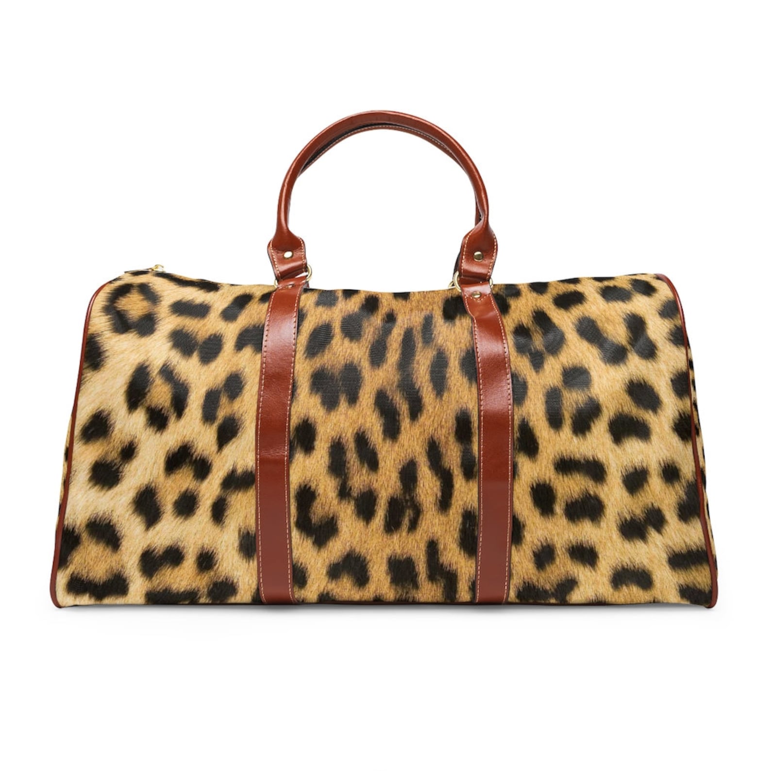 Cheetah Print Waterproof Travel Bag. Animal Print Overnight Bag ...