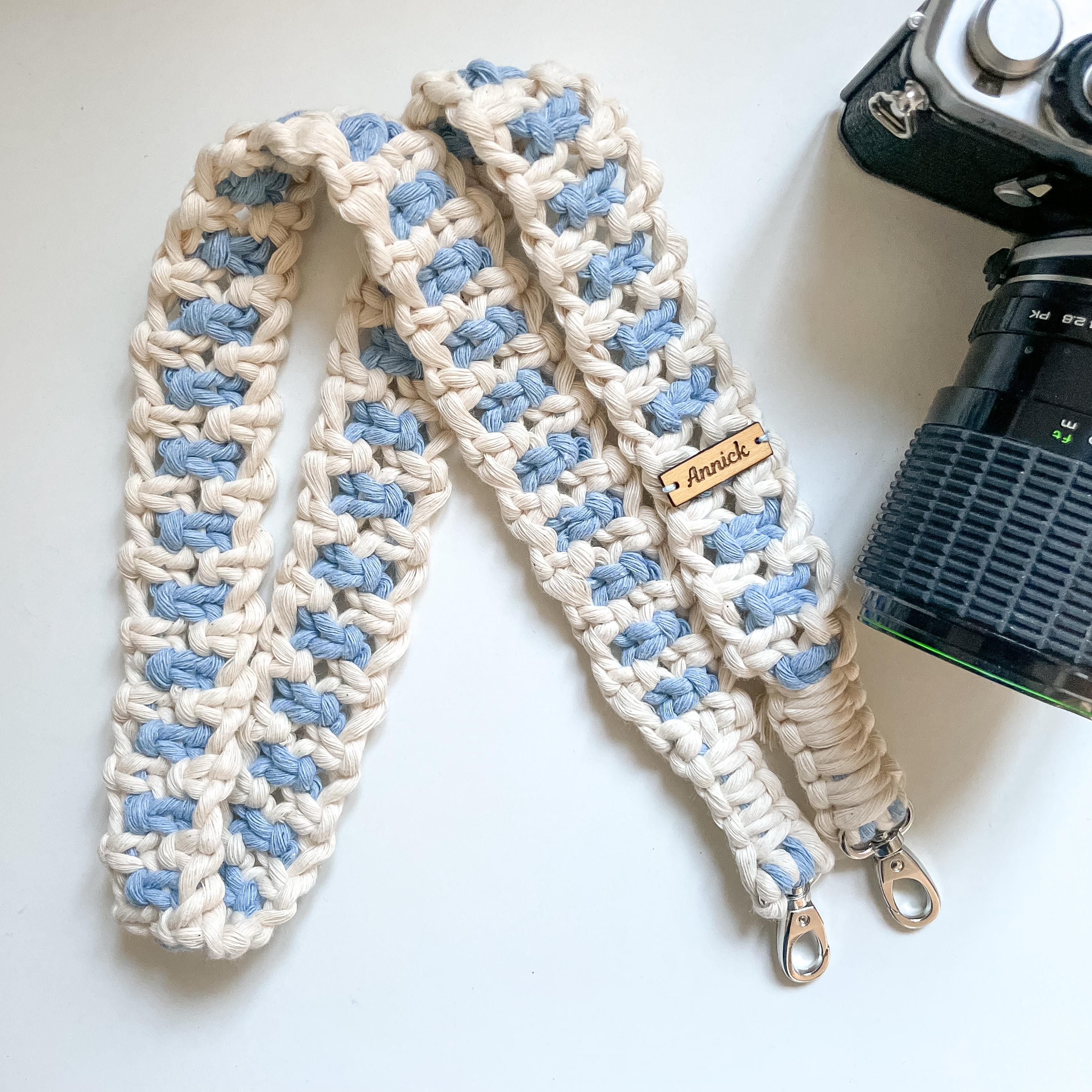 Custom Multicolor Camera Strap Photographer Gifts Macrame Crossbody Bag ...