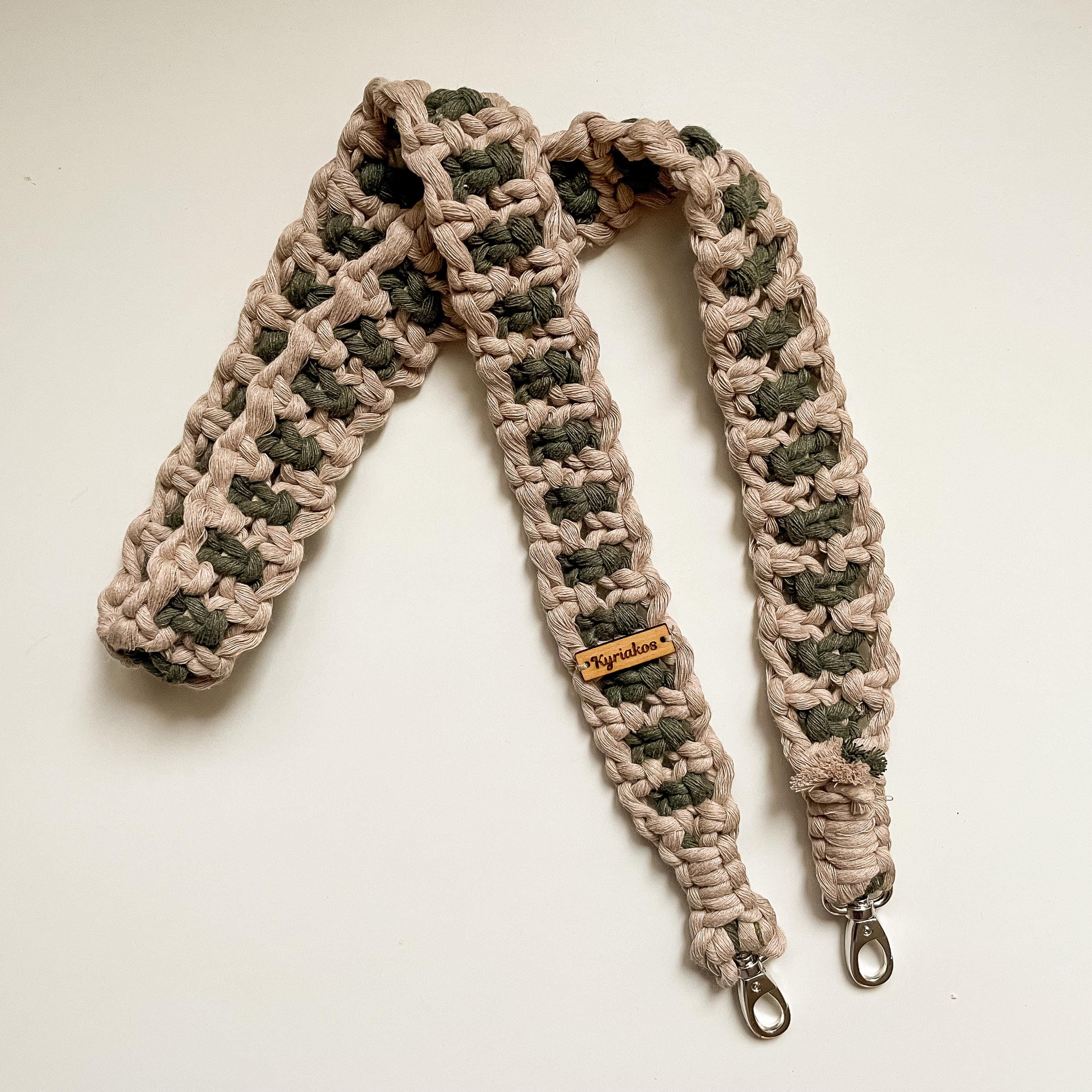 Custom Multicolor Camera Strap Photographer Gifts Macrame Crossbody Bag ...
