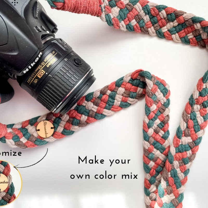 Purple Camera Strap - Etsy