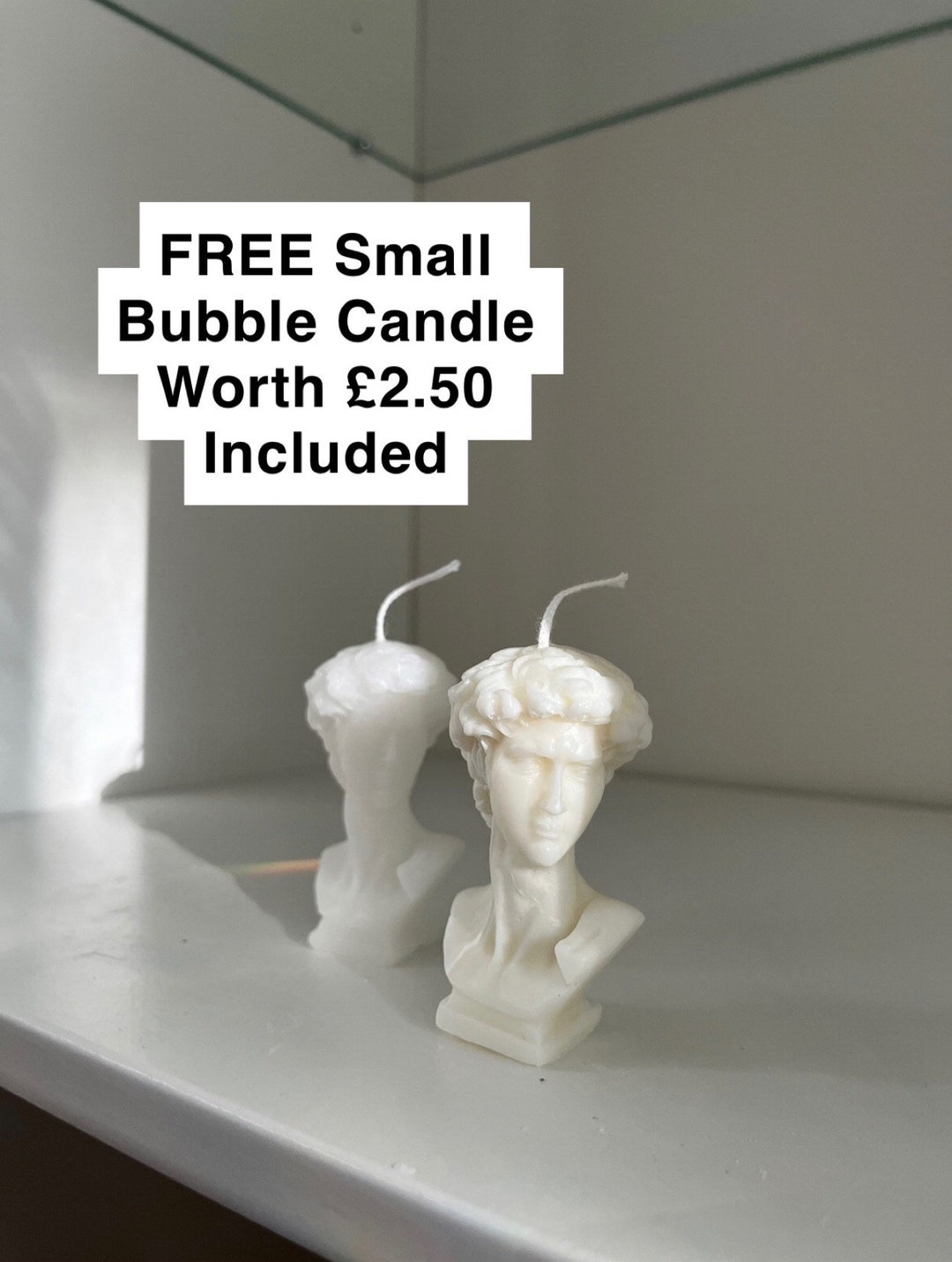 David Statue Candle Soy Candle Sculptured Candle Decorative Candle ...